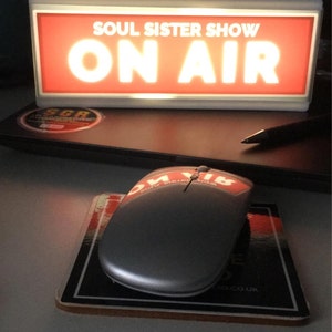 Personalised Light up on Air Sign Custom Illuminated Music Film ...