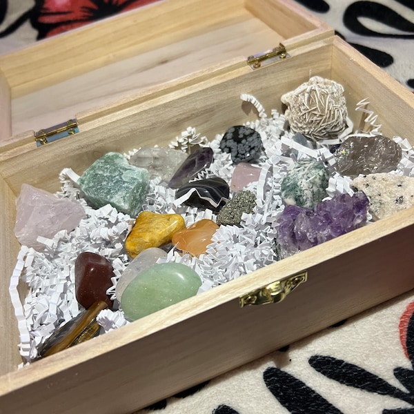 21 Pcs Beginner Crystal Kit-raw Crystal Set-healing Crystal Set-crystal ...