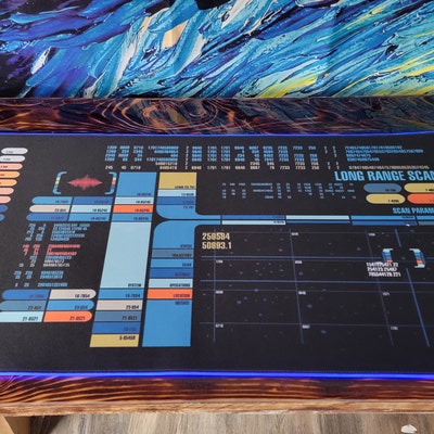 Matrix Code World Map LED Gaming Mouse Pad, Desk Mat, Great Gift F ...