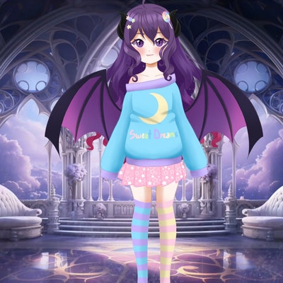 Vtuber Asset Rigged Sweetheart Apron - Etsy