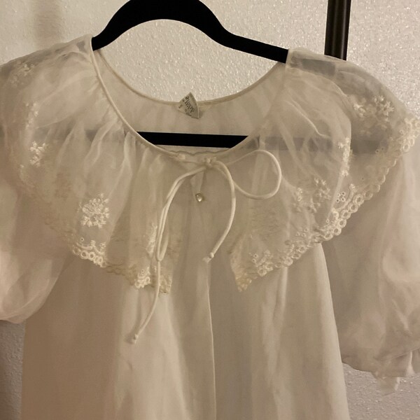 Vintage Bra, PIN UP Bra, Formfit, Bullet Long Line Bra, White Lace Bra ...