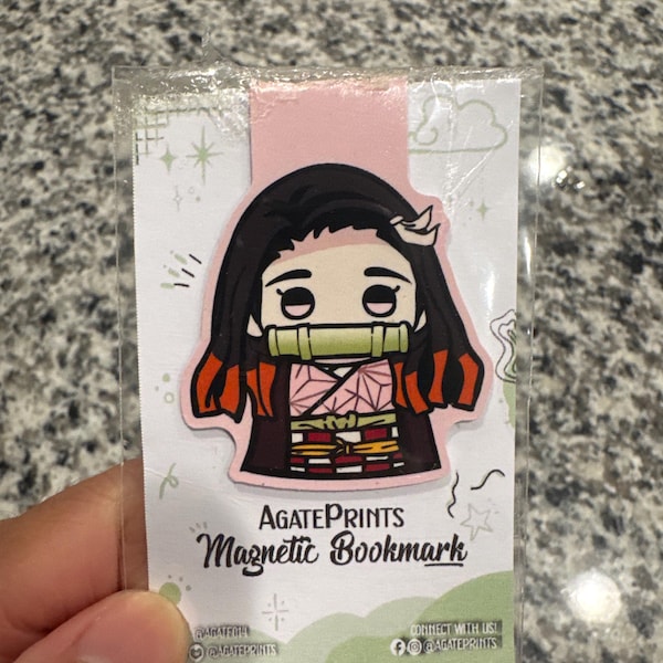 Demon S Hunter Chibi Magnetic Bookmark | Nezuko Tanjiro Inosuke Zenitsu ...
