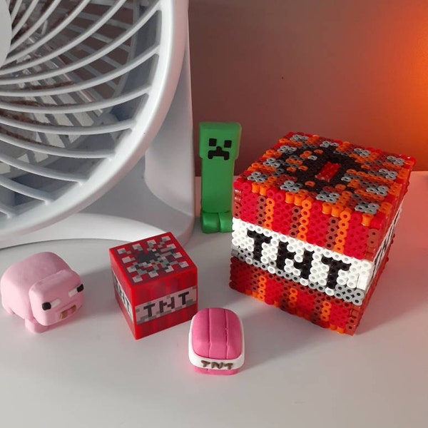 Perler Bead Super Mario Question Mark Cube - Etsy