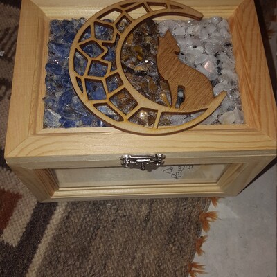 Wooden Howling Wolf and Moon Shape for Crafts and Decoration - Etsy