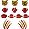 Custom School Spirit Tattoos, Temporary Tats, Your Mascot, Your Team - Etsy