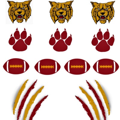 Custom School Spirit Tattoos, Temporary Tats, Your Mascot, Your Team - Etsy