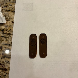 Custom Name Labels,your Design Your Log Real Leather Tags,knitting ...