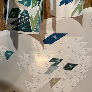 Catskill 3500 High Peaks Sticker Map Catskill 35 Club Mountain Art High ...