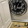 Laundry Room Decor wash dry Vinyl Decals, Washing Machines and Dryers ...