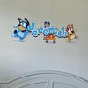 Blue Custom Name, Wall Decal,wall Sticker,color Bricks, Wall Art Peel ...