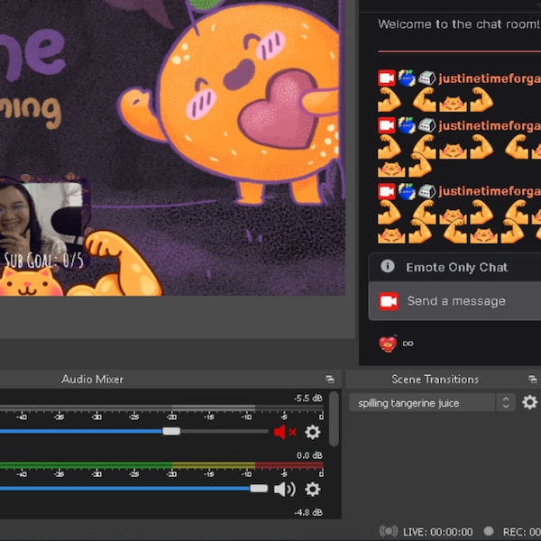 Cookie Friend - ANIMATED Emote / Cute Chocolate Chip Cookie With Googly ...