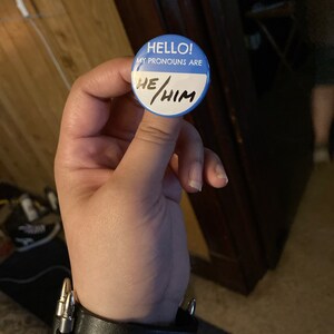 Nonbinary Nyan-binary Pride Button Cat Kitty Non Binary Gender - Etsy