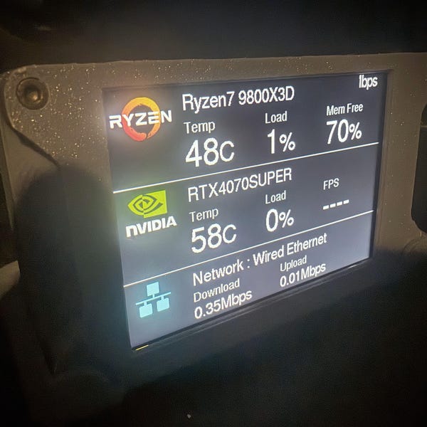 New Full Enclosure USB Programmed Mcu 1.3 Oled Screen & 3D Printed Case Desktop Computer Custom ...