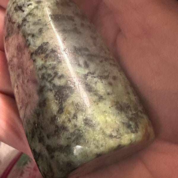 The Calming Crystal Diorite Granite Polished Point Generator - Etsy