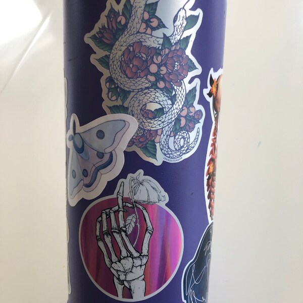 Tarot Card Sticker Set - Oracle (matte Metallic Finish) - Etsy