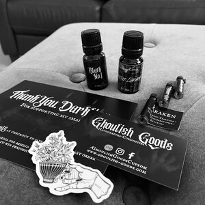 BLACK NO.1 PERFUME Perfume Oil Goth Perfume Gothic Fragrance Unique ...