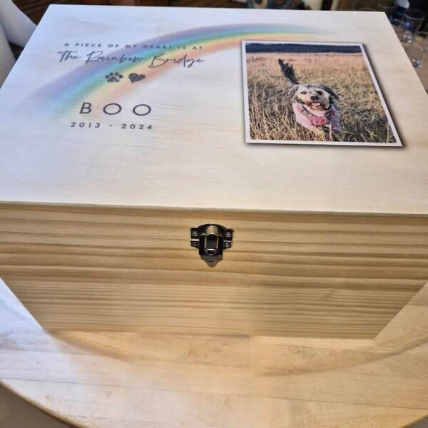 Personalised Jungle Animals Baby Keepsake Box Baby Gift Christening ...