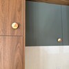 Fluted Brass Gold Cabinet Pulls and Drawer Handles, Brushed Gold Finish ...
