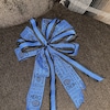 Back the Blue Bow, Thin Blue Line Bow, Law Enforcement Appreciation Bow ...