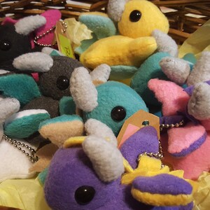 Customizable Plush Dragon Keychain - Etsy