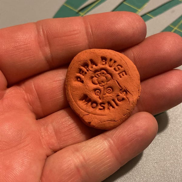 Custom Clay Stamp With Your Name, Personalized Pottery Stamp, Clay ...