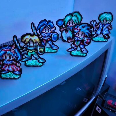 Omori DREAM / HEADSPACE Characters From Fuse Beads, Perler Videogames ...