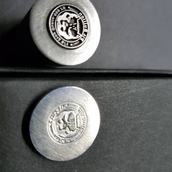 Custom Coin Die for Coin Minting, Coin Stamp Die Personalized Round ...