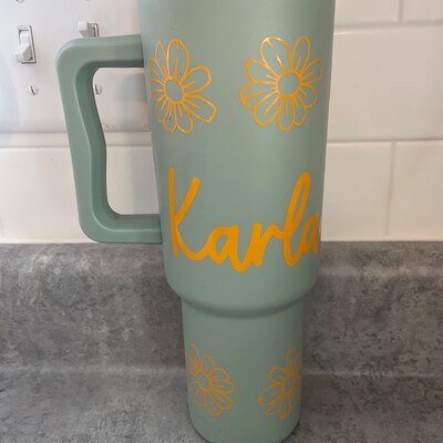 Stanley Stickers, Flowers Decals Sheets, Stanley Accessories, Tumbler ...