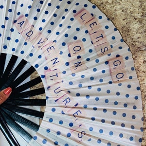 Mermaid Pearl Iridescent Hand Fan / Rave Accessory / Festival | Etsy