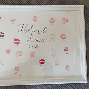 Personalised Wedding Signature Photo Mount Bespoke Mount - Etsy UK