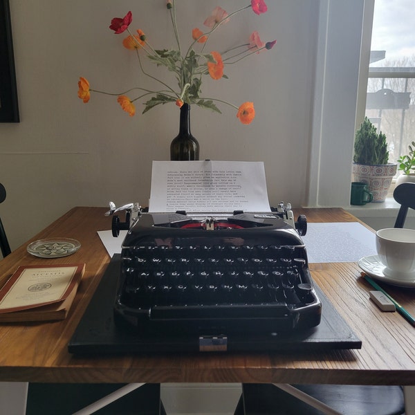 Beautiful Rare GREEN 1955 Alpina SK24 Typewriter - Working - Design ...