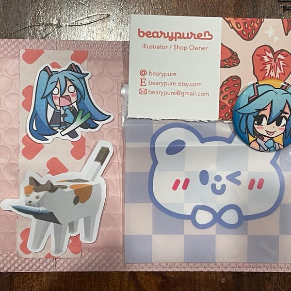 Triple Baka Large Sticker | Car Decal, Akita Neru, Hatsune Miku, Kasane ...