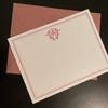 Personalized Note Cards Set, Monogram Stationery Monogrammed Note Card ...