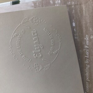 Library Book Embosser Custom Initials Monogram Ex Libris This Book ...