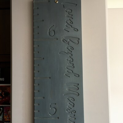 12th Scale Miniature Height Chart, 1/12th Scale for Dolls House, 1:12 ...