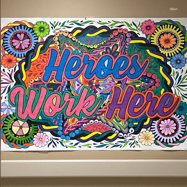 Make Your Own Custom Coloring Poster (mandala Challenge) - Beautiful ...