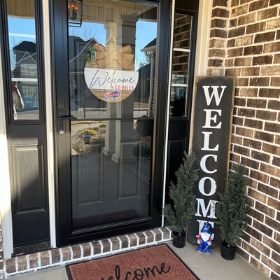 Buffalo Home Sign, Door Sign, Welcome Sign, Buffalo NY, Buffalo Decor ...