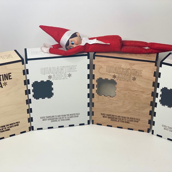 Christmas Elf Quarantine Box 1/8material ONLY DIGITAL FILE - Etsy