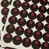Circular 37mm Stickers, A4 Sheets, Matte Finish, Logo Stickers ...