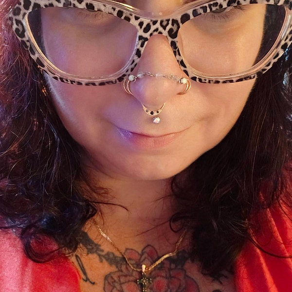 6 Mm 2G Glass Gauges Ear Plugs: Purple Blue Ocean Floor Color Changing Dichroic Glass, Organic ...