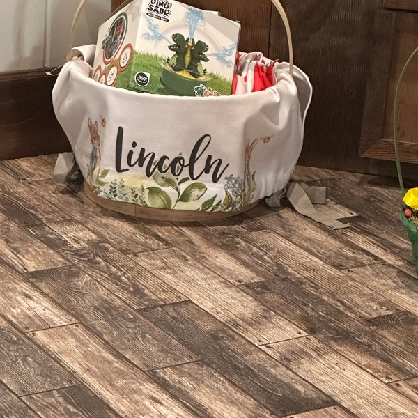 Peter Rabbit Personalized Easter Basket Liner • Custom Easter Basket ...