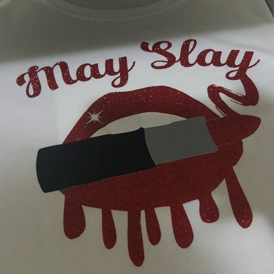 May Slay Lips With Lipstick SVG all Months Included - Etsy