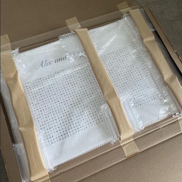 Giant Word Search Sign / Wedding Reception Game Board / Wedding Word ...