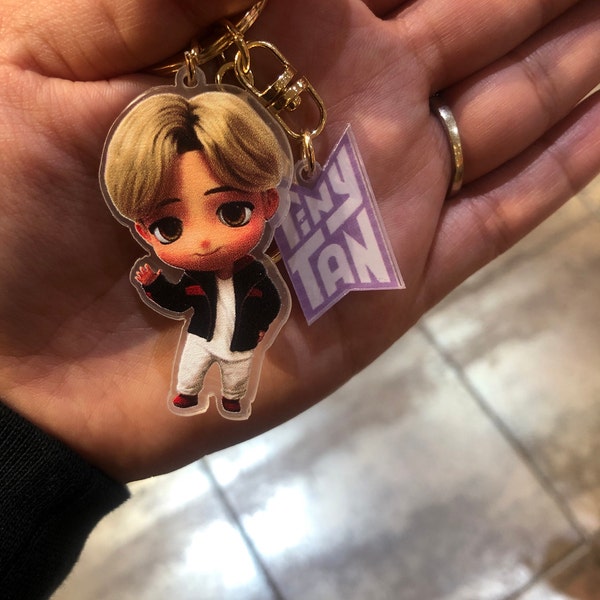 BTS TINY TAN Keychains - Etsy