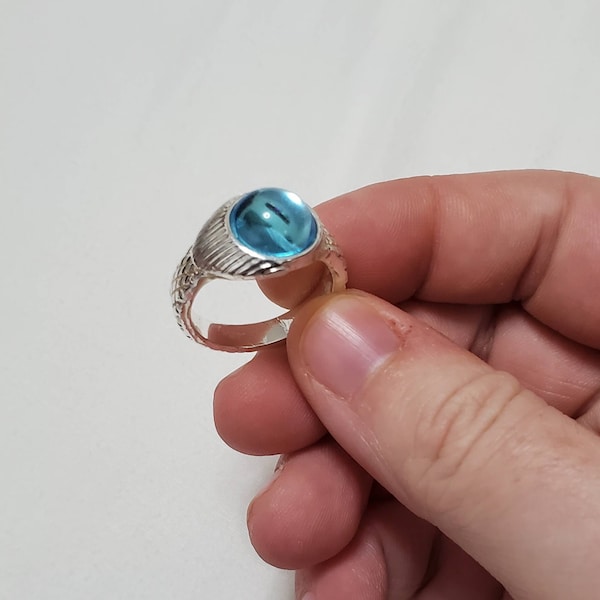 Mako Mermaids Mermaid Moon Ring Silver H2O Just Add Water Ocean Sea ...