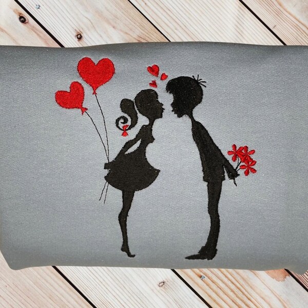 Embroidery Machine Design Valentine Cute Love Heart Pes - Etsy