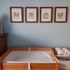 Map of Elora Print Map of Fergus Print Watercolour Map of - Etsy Canada