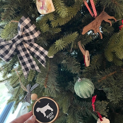 Wirehaired Pointing Griffon Christmas Ornament Personalized Pet ...