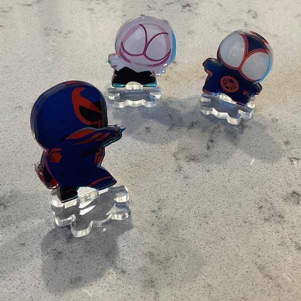 3cm Mini-spidee Acrylic Standee Across the Spider Verse – Miles Morales ...