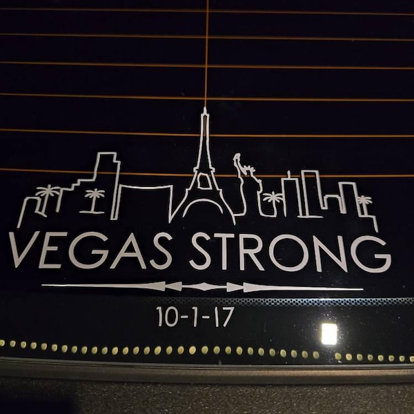Vegas Strong Decal, Vegas Strong Sticker, Vegas Sticker, Vegas Decal ...